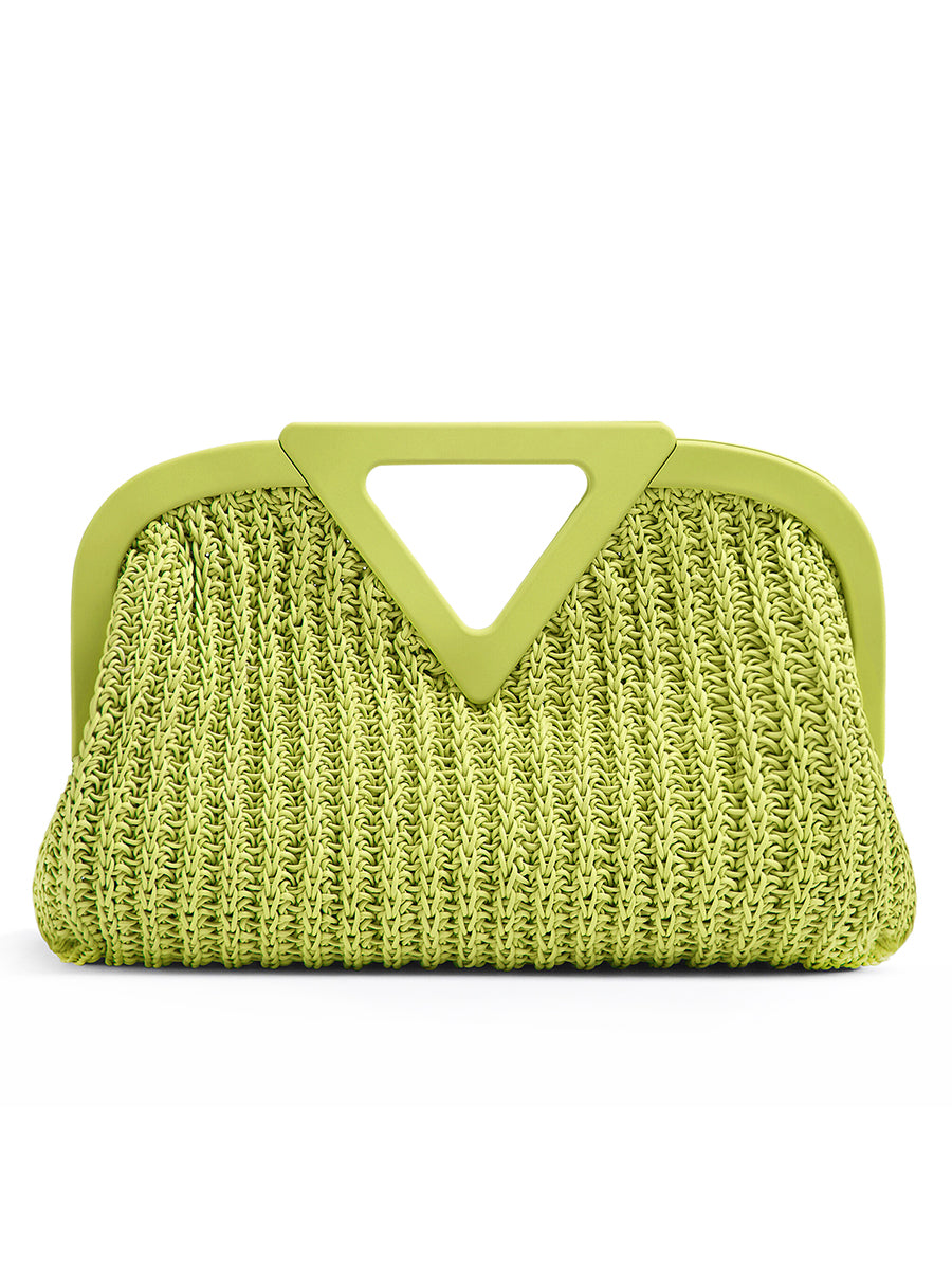 Bottega Veneta Point Bag in Seagrass | Designer Bags – COSETTE